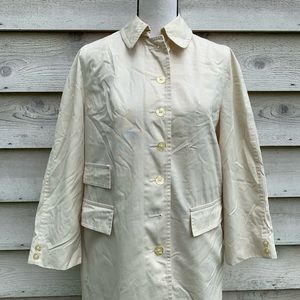 Vintage | Jackets & Coats | Vintage Cream Button Front Any Weather ...